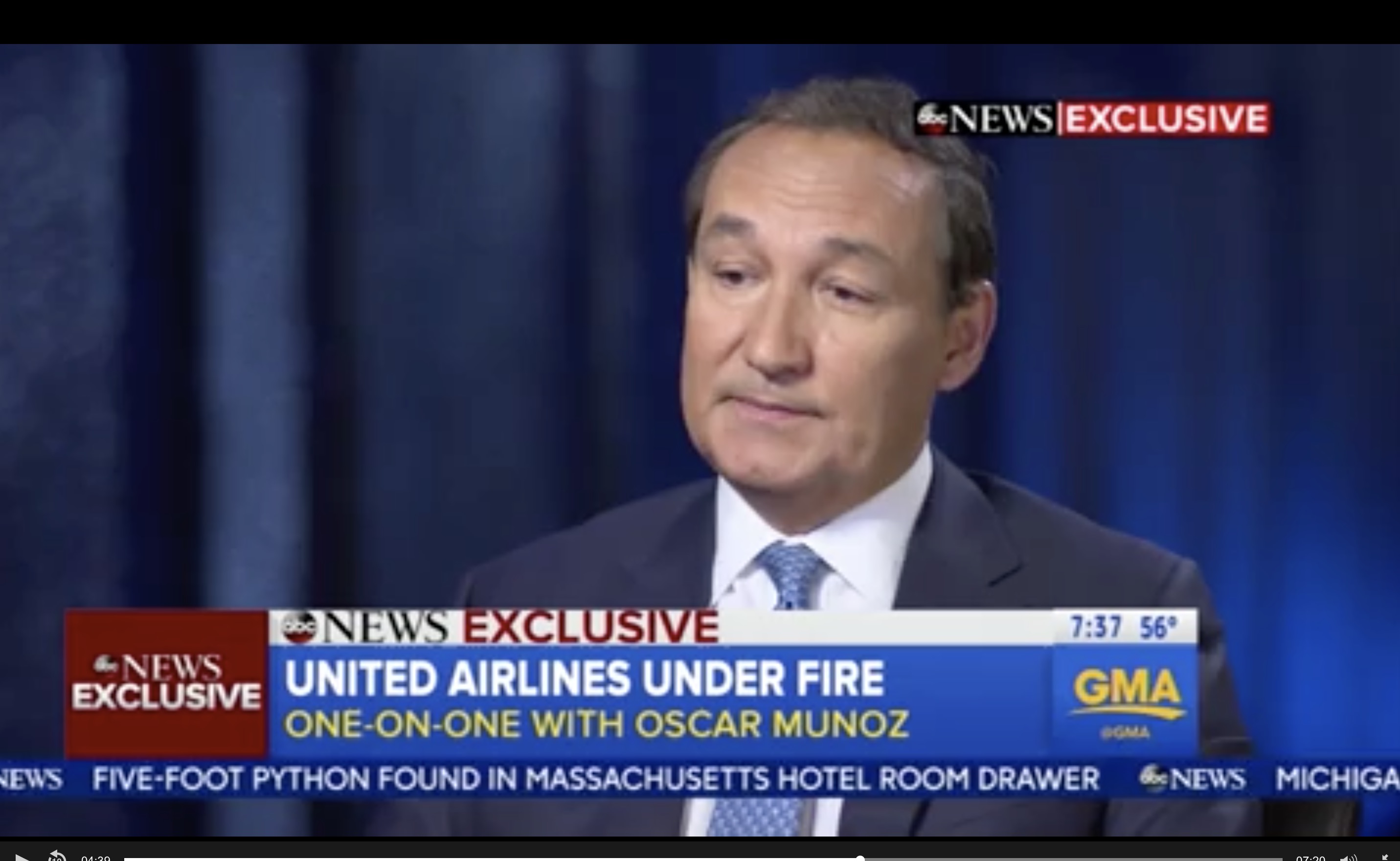 In Bizarre Interview, United CEO Just Practically Hands Huge Legal Win ...