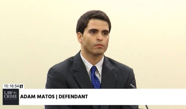 'I Was Out of My Mind': Adam Matos Claims Self-Defense, Describes ...