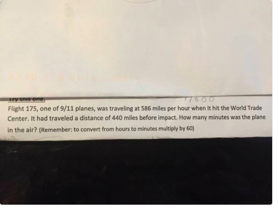 Boston Teacher Thinks It's A Great Idea To Use 9/11 Attacks In Algebra ...