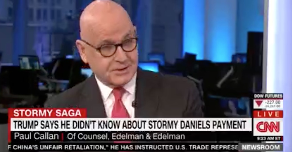 CNN Legal Analyst Paul Callan: Trump May Not Have Helped Daniels' Case ...