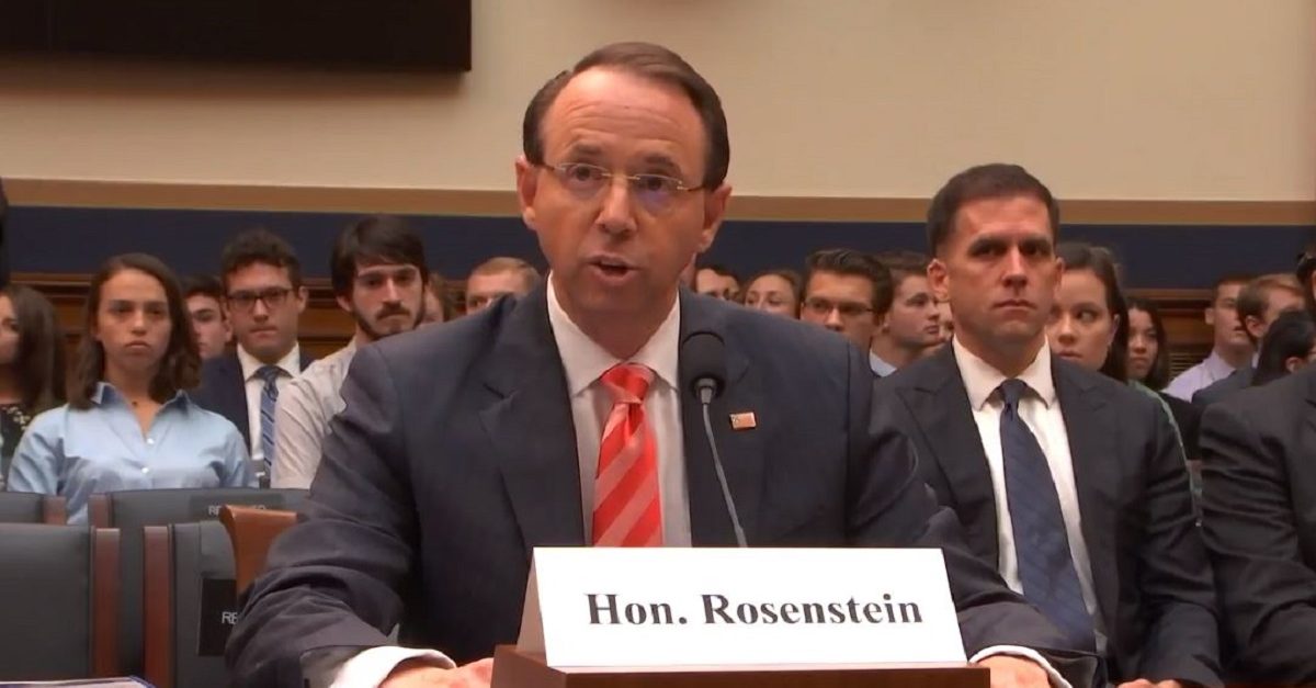 Rod Rosenstein Christopher Wray Testify WATCH LIVE STREAM | Law & Crime
