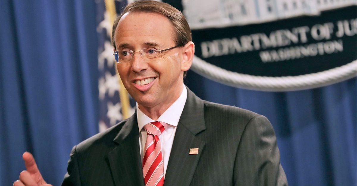 Rod Rosenstein Reaction to William Barr Memo | Law & Crime