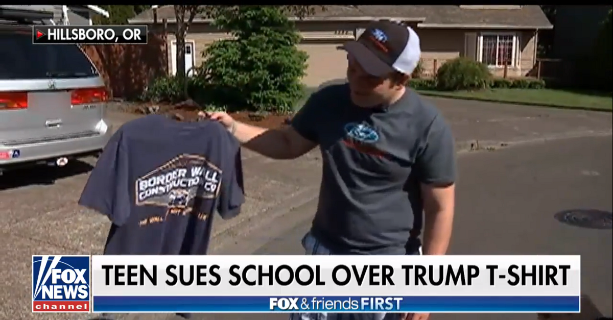High School Student Suspended For Pro-Trump Shirt Awarded $25,000 ...