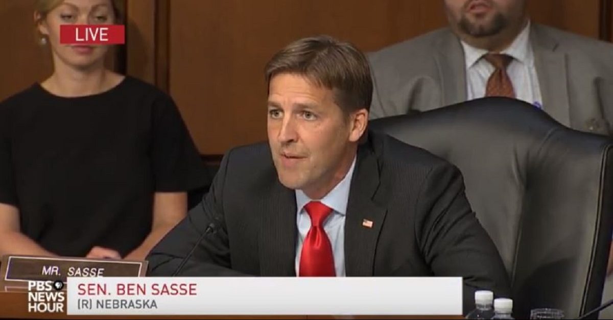 'This Drivel is Patently Absurd': Sen. Ben Sasse Rips His Colleagues to ...