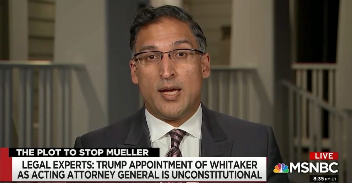 Neal Katyal Calls Matthew Whitaker Appointment Illegal | Law & Crime