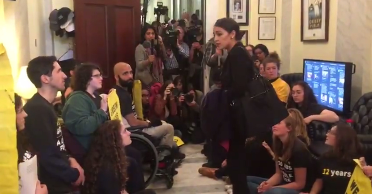 Alexandria Ocasio-Cortez Protests Nancy Pelosi | Law & Crime