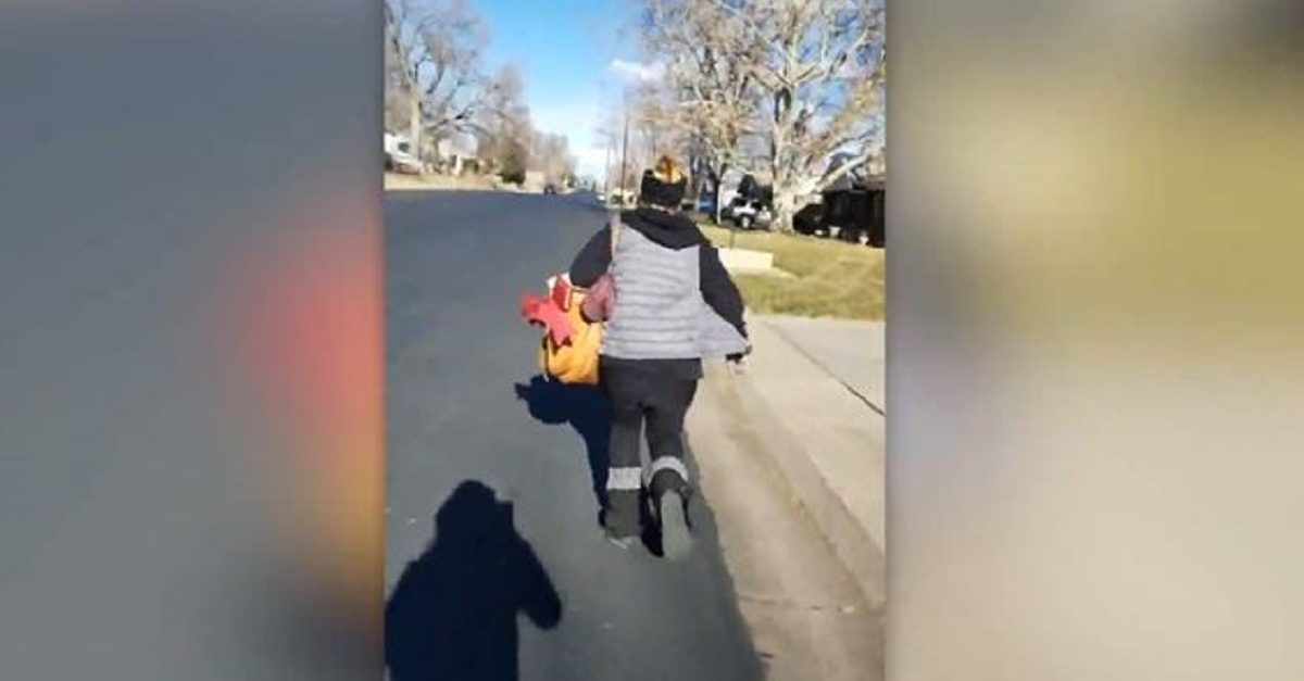 Woman Chases Down Alleged Package Thief, Gets It All on Video: 'You F ...
