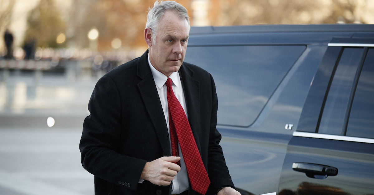 Jeffrey Rosen Blocked DOJ Investigation of Ryan Zinke: Report | Law & Crime