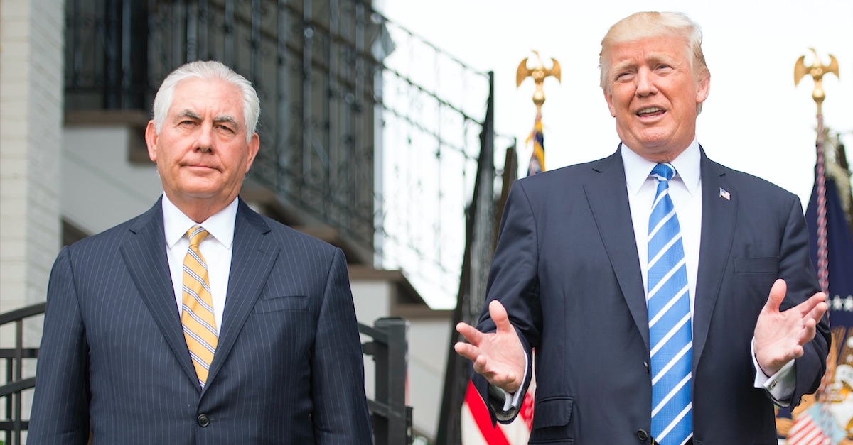 Trump Pressured Rex Tillerson to Help Giuliani Client: Report | Law & Crime