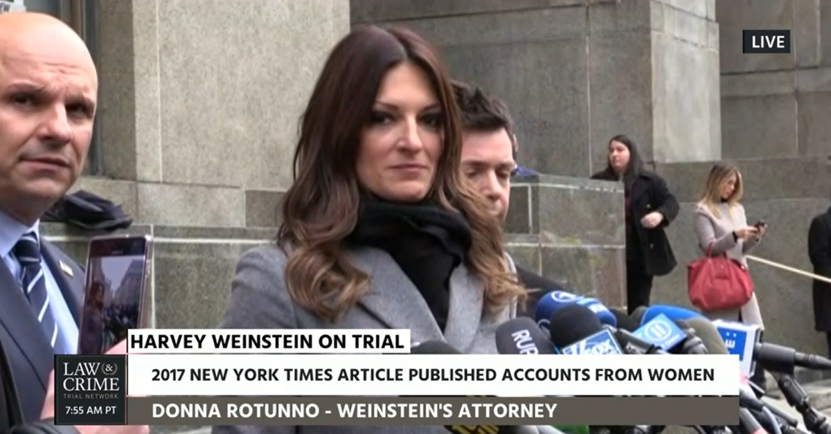 Weinstein Prosecutor Argues Over Defense's 'Degrading' Statement | Law ...