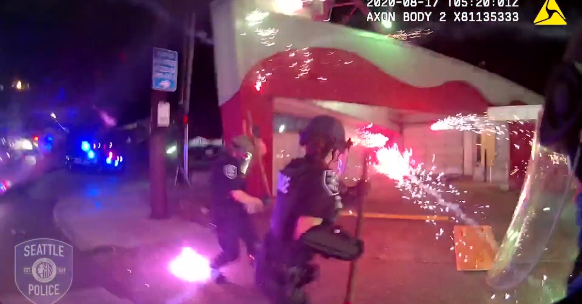 Explosives Were Used During Seattle Riot, Police Say | Law & Crime