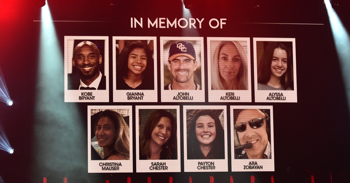 Vanessa Bryant, Victims' Families Settle Lawsuit Over Helicopter Crash