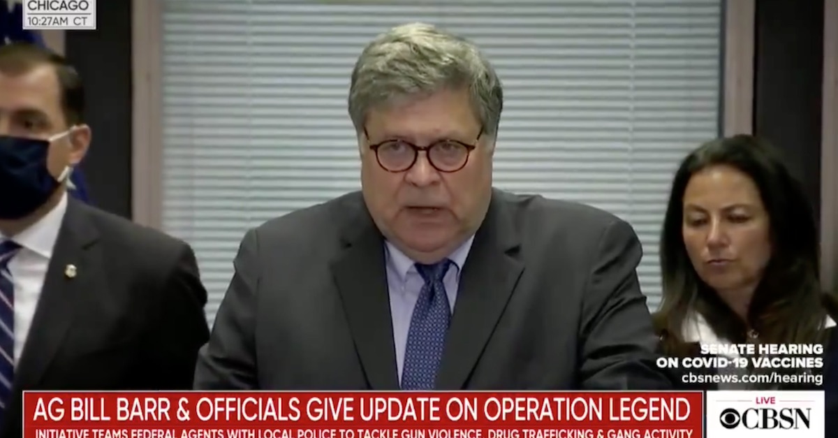 Barr Reacts to DOJ Takeover of E. Jean Carroll's Case | Law & Crime