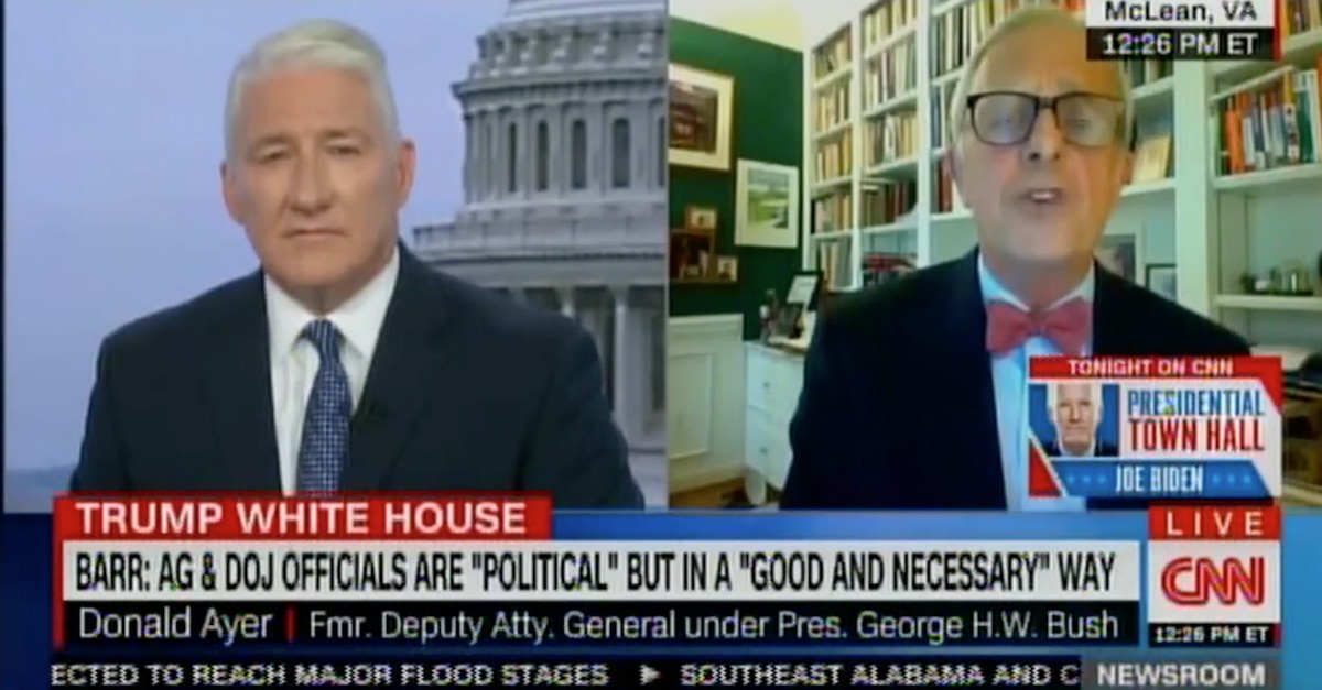 Donald Ayer: Bill Barr Wants to Install Trump as an Autocrat | Law & Crime