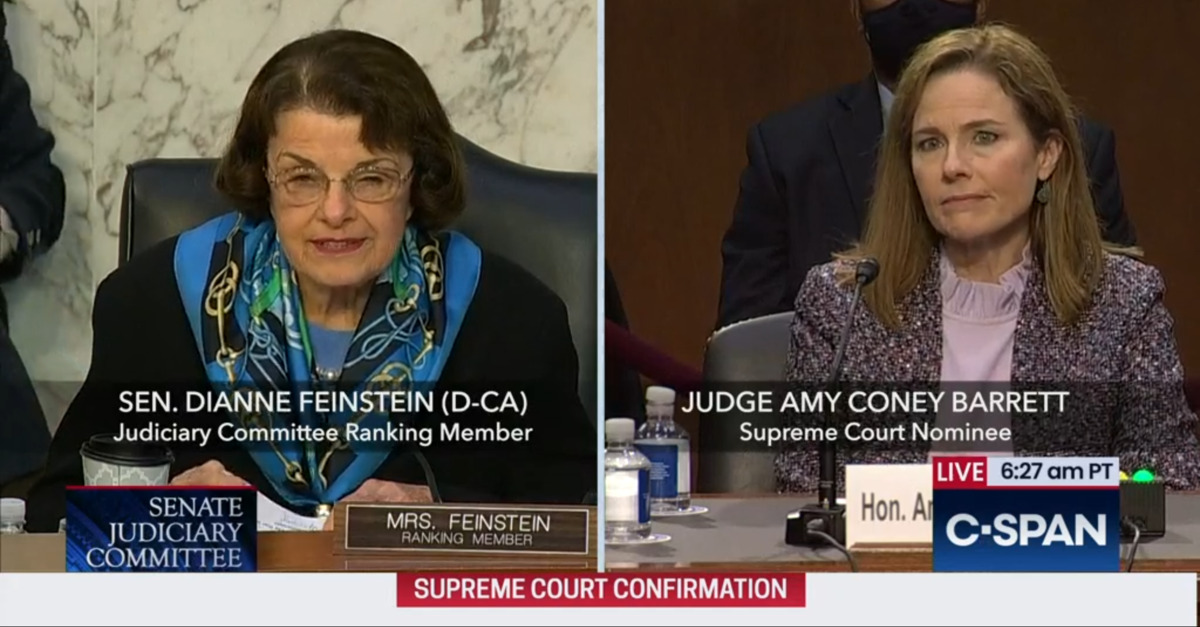 Liberals Upset Dianne Feinstein Said Amy Coney Barrett 'Impressed' Her ...
