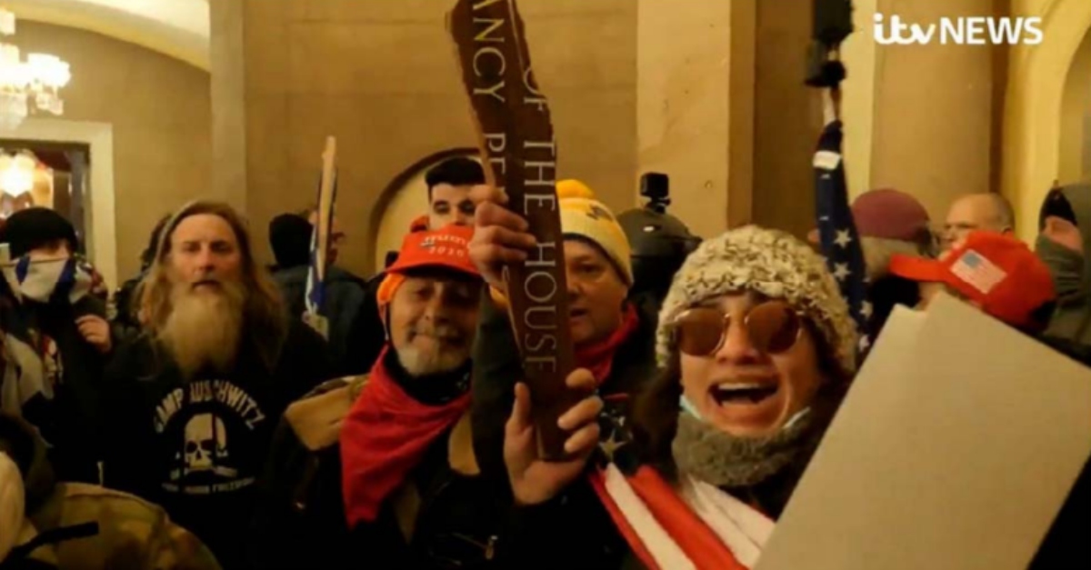 Emily Hernandez Charged for Stealing Pelosi's Name Plate | Law & Crime