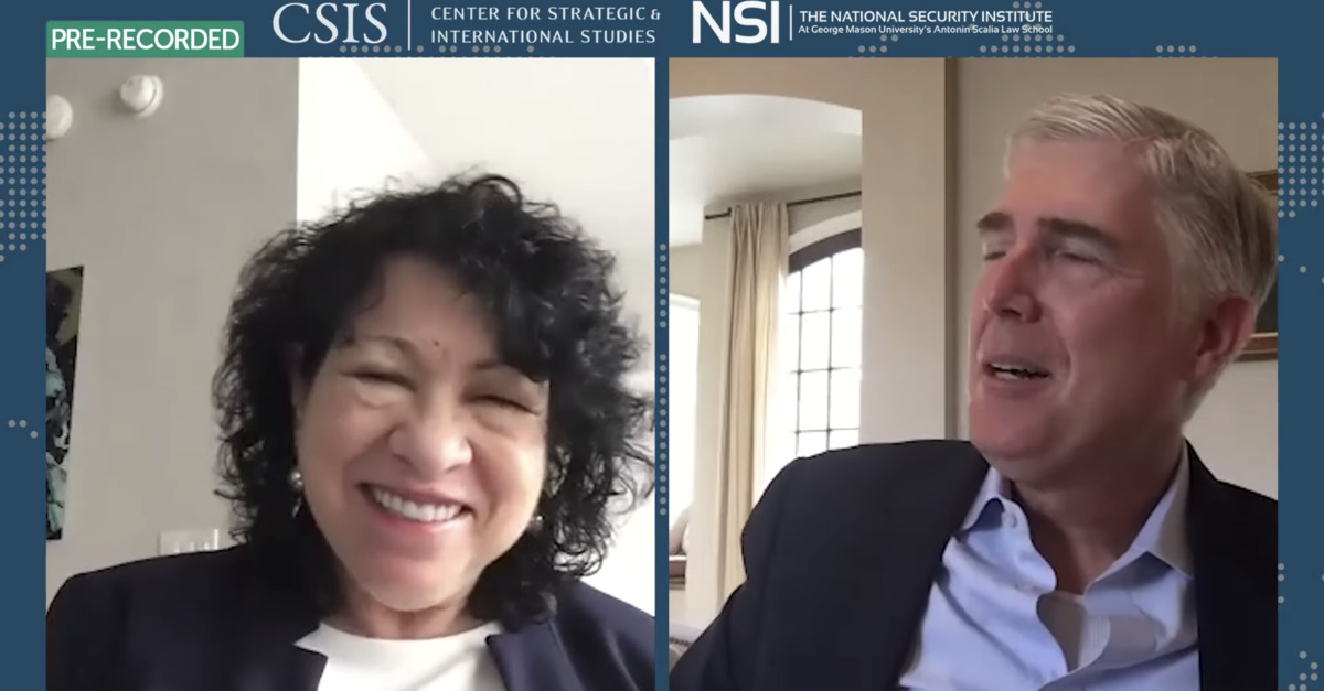 Sotomayor and Gorsuch Laugh, But Aren't Joking About Civics