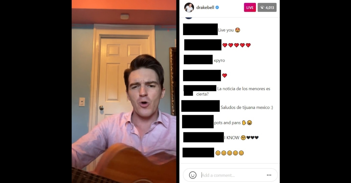 Jared 'Drake' Bell Pleads Guilty, Then Holds Online Concert