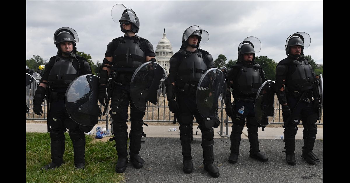 Capitol Police Make Four Arrests at 'Justice for J6' Protest