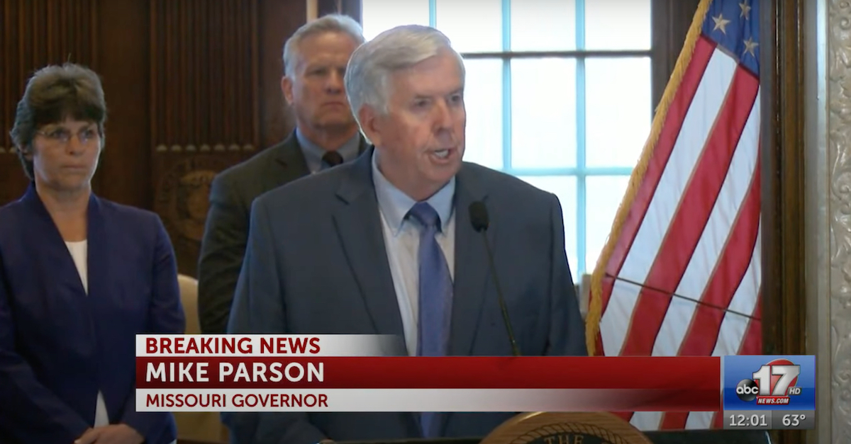 Gov. Mike Parson Threatens Newspaper Staff with Prosecution