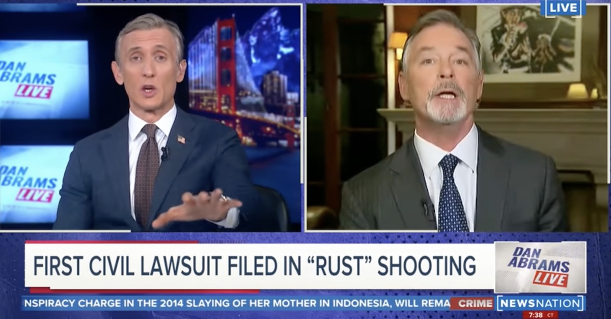 Dan Abrams Spars with Lawyer for First Person Suing Over Alec Baldwin ...