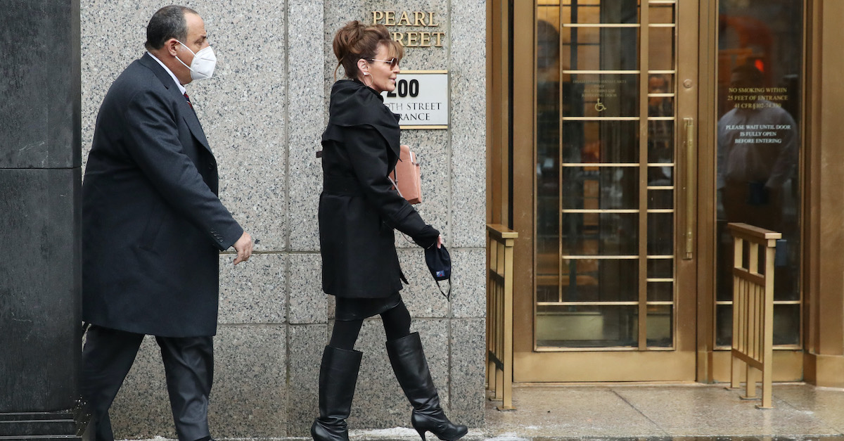 Sarah Palin: New York Times Suit Is Like David v. Goliath