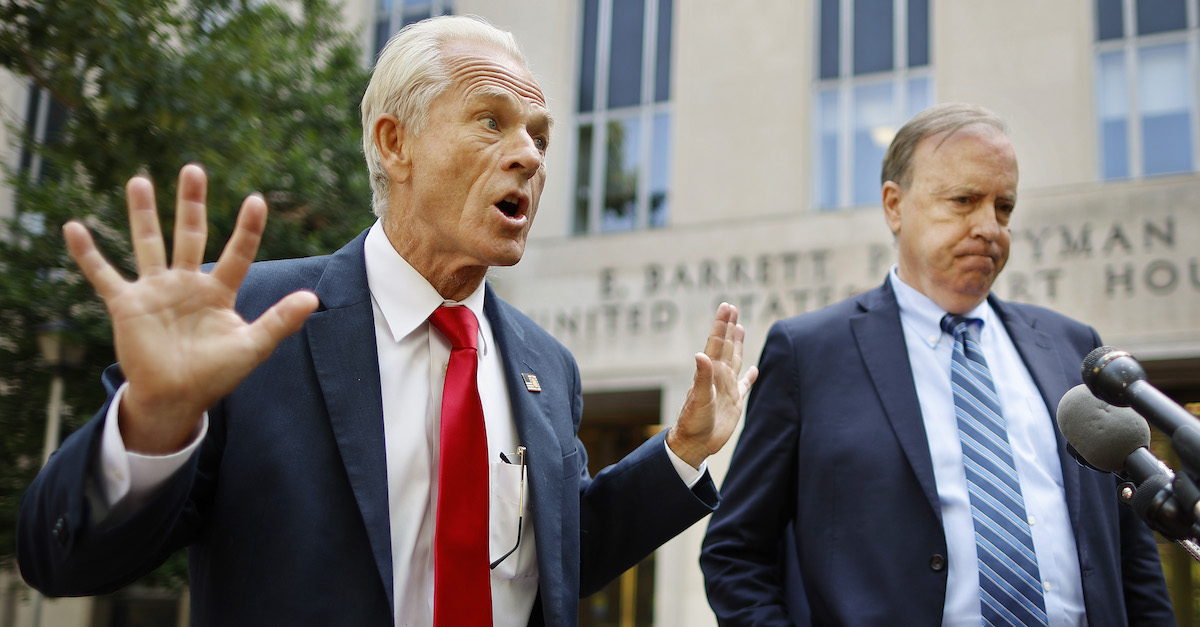 Feds Seek Writ of Replevin in Peter Navarro Case