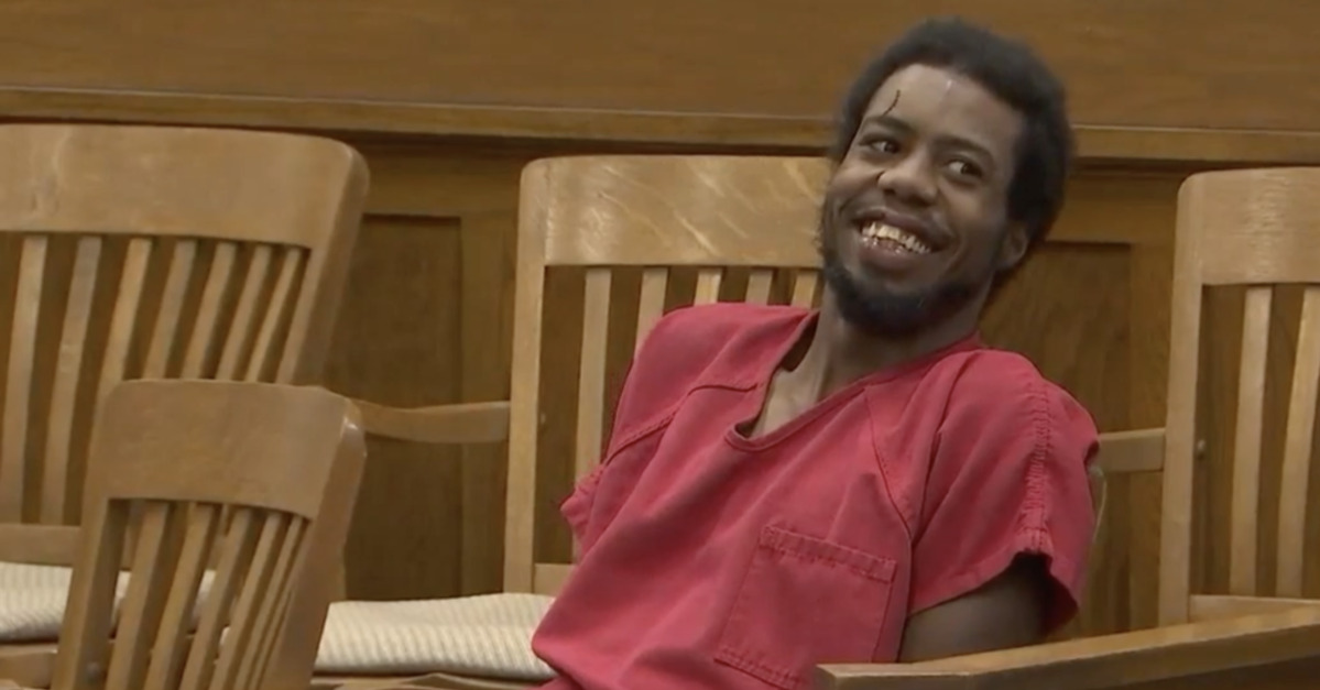 Washington state man accused of gruesome knife murder gives a big smile ...