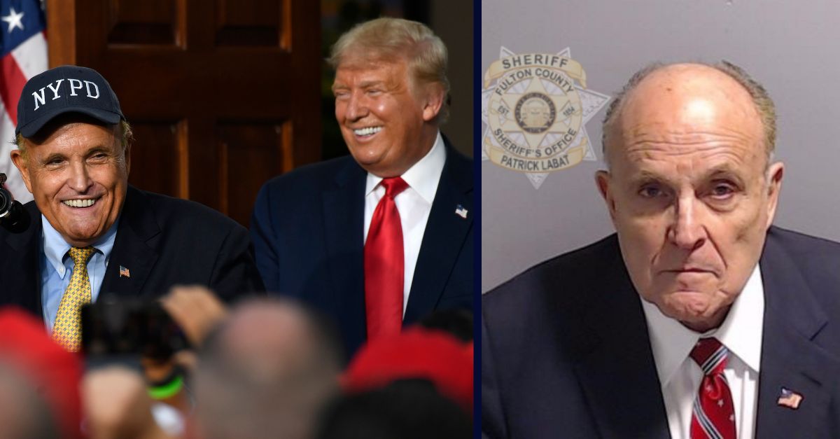 Rudy Giuliani booked in Georgia for RICO, election tampering