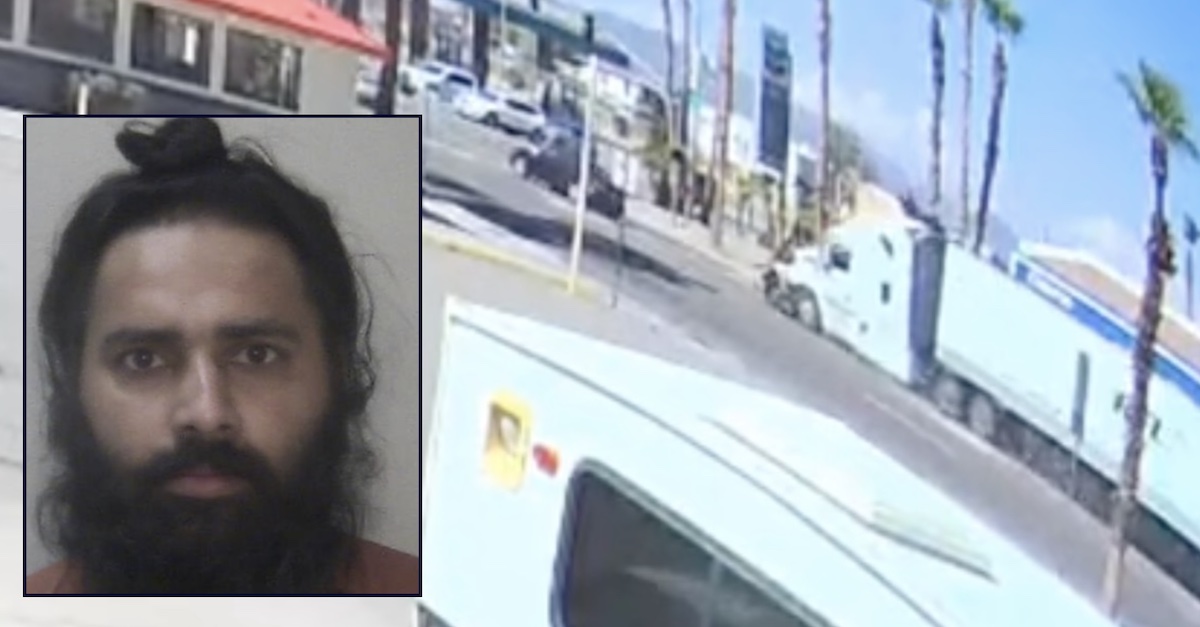 Trucker faces murder case after video shows him driving at breakneck speed and smashing into ...