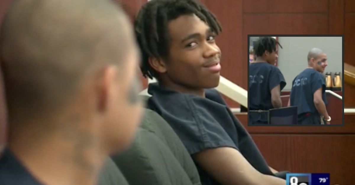 Jzamir Keys, Jesus Ayala smile at Andy Probst's family