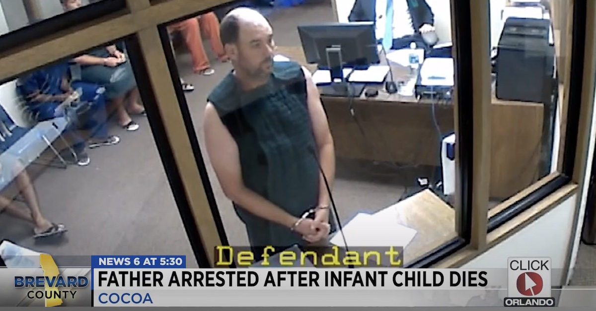 Kevin Dorgan watched YouTube as baby rolled off bed: Cops