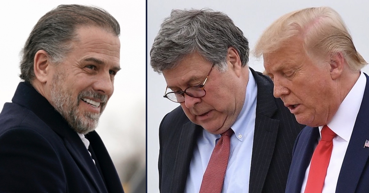 Hunter Biden cites Bill Barr book in support of subpoenas