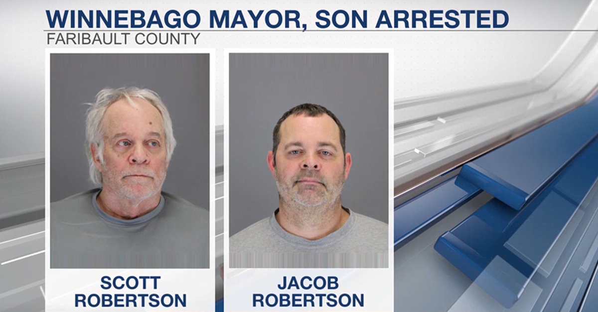 Winnebago mayor and son accused of growing marijuana