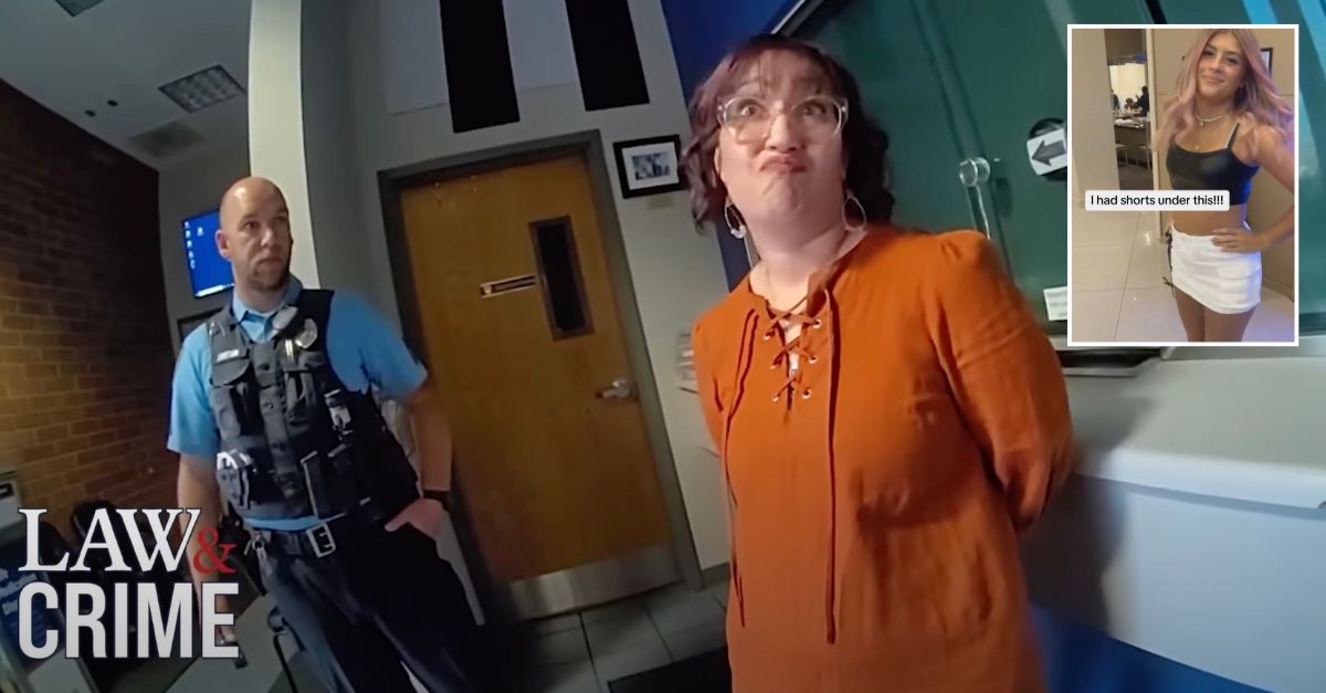 'You're arresting me?': Woman who yanked down teen's skirt for being ...