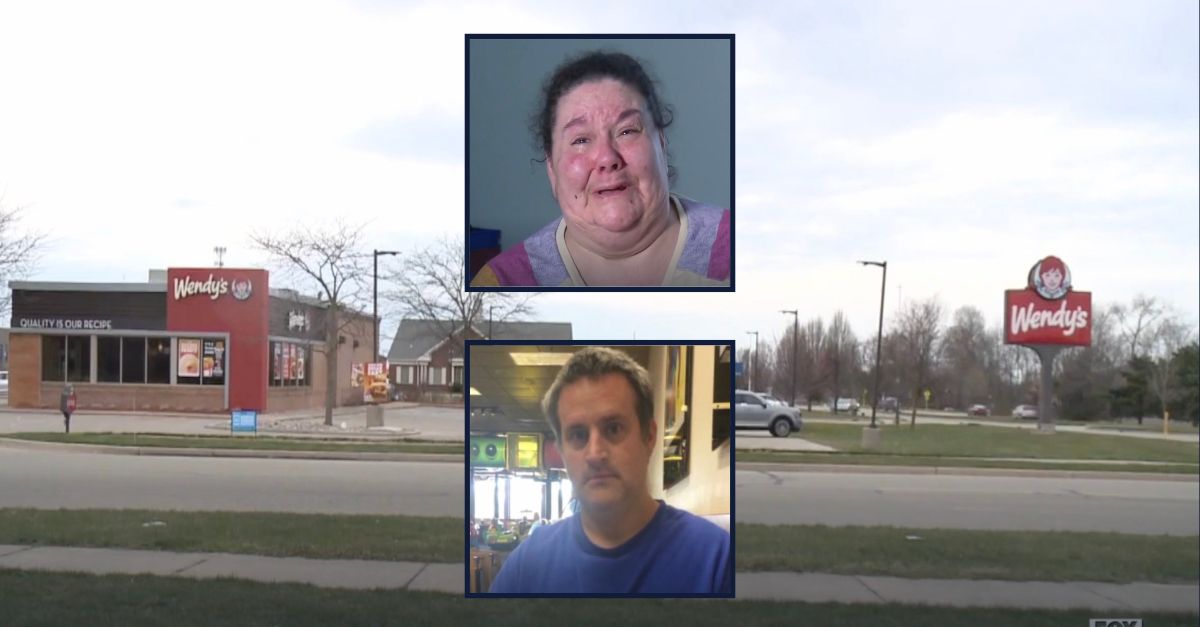 Wife charged in husband's Wendy's parking lot death