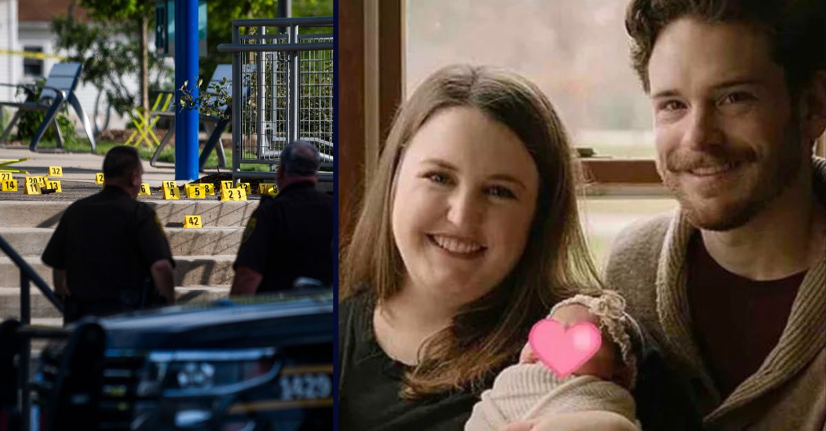 Couple hurt protecting children during splash pad shooting