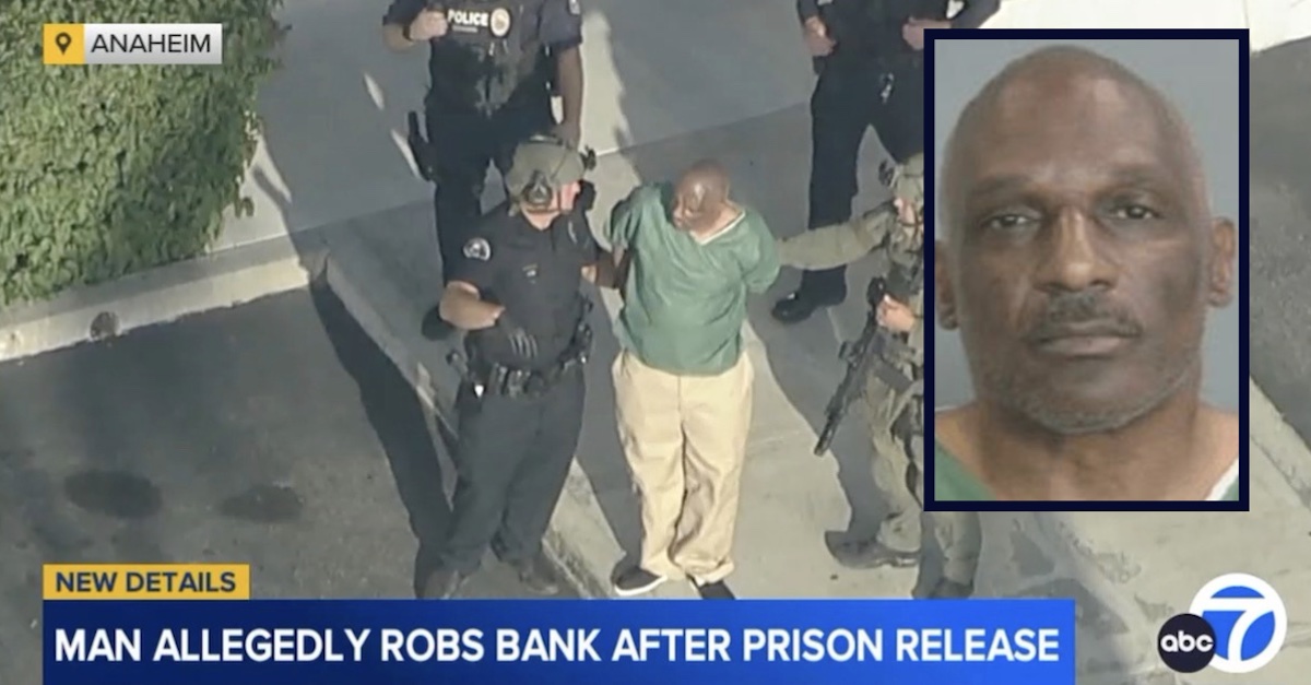 'Everybody be cool': Convict just out of prison smoked meth in bank ...