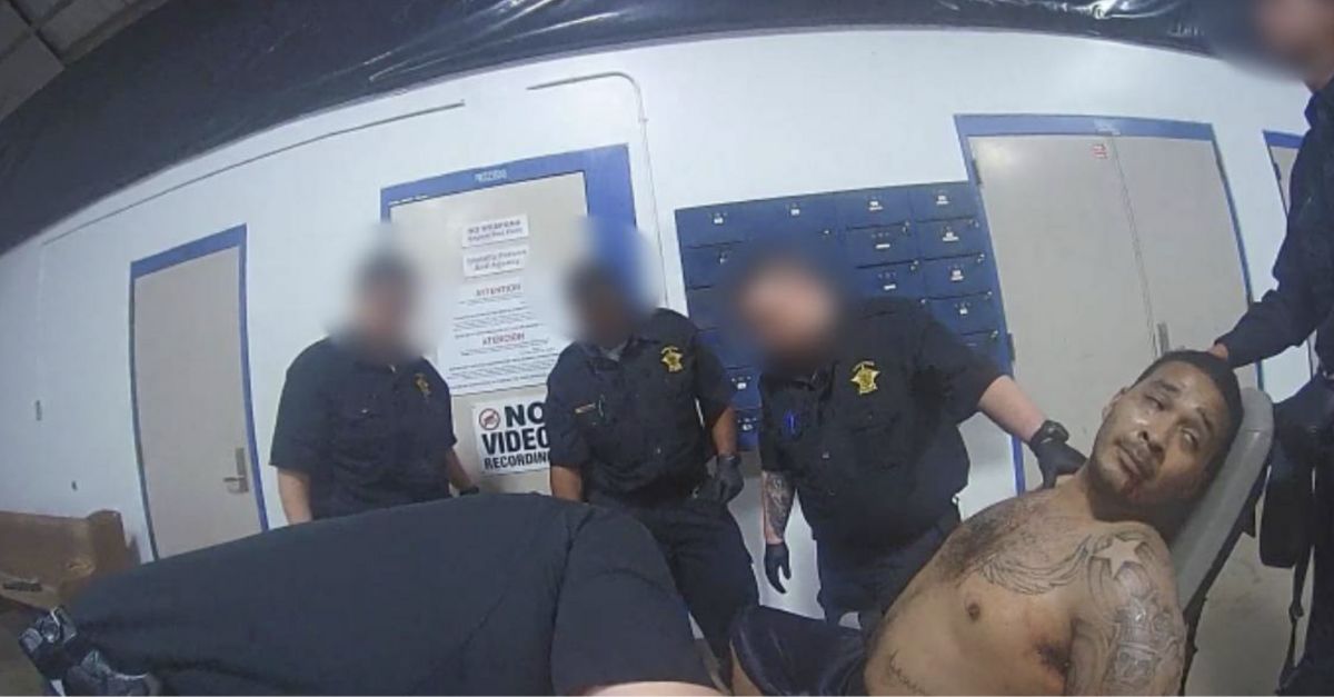 'Treated him worse than an animal': Officers seen 'laughing and joking ...